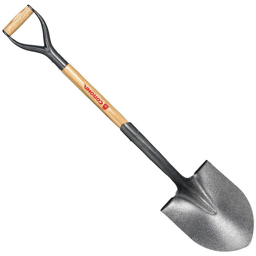 Shovel with wooden handle - SS 65010 - Corona Clipper, Inc. - round