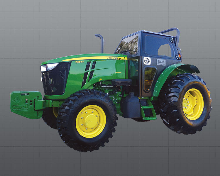 Tractor cab - E-5000M IT4 - Exact Corp. - arboriculture