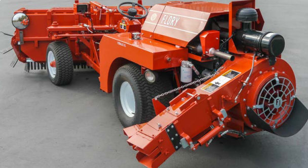 Self-propelled sweeper - 57 Series - Flory Industries - nuts / aligning