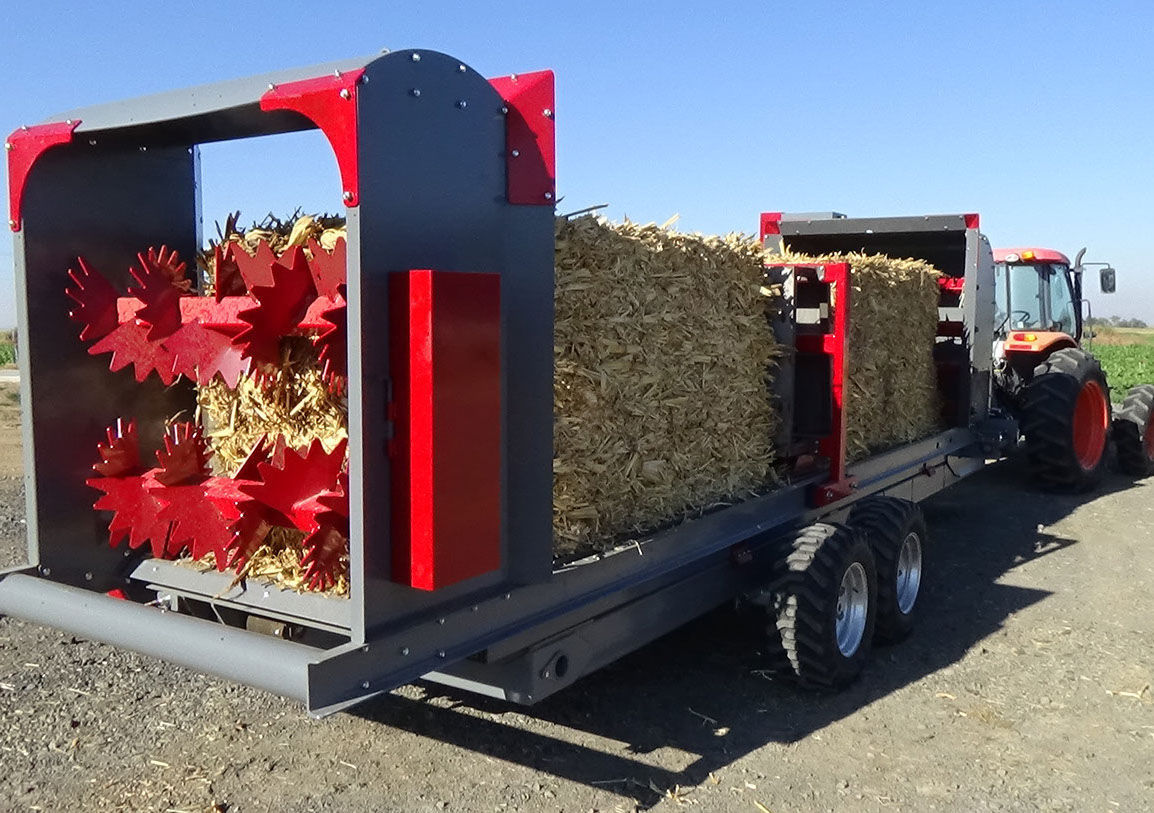Towed straw bedder - Ultralift TX2 - Hatfield Manufacturing, Inc. - for ...
