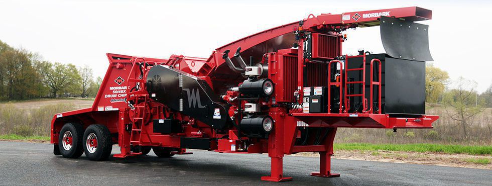 Truck-mounted wood chipper - 50/48X - Morbark, Inc. - with combustion ...