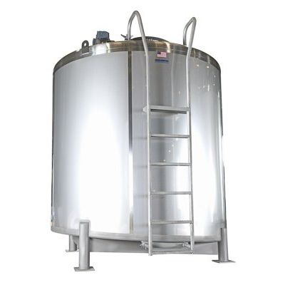 Milk tank - Paul Mueller Company - vertical / stainless steel / single-wall
