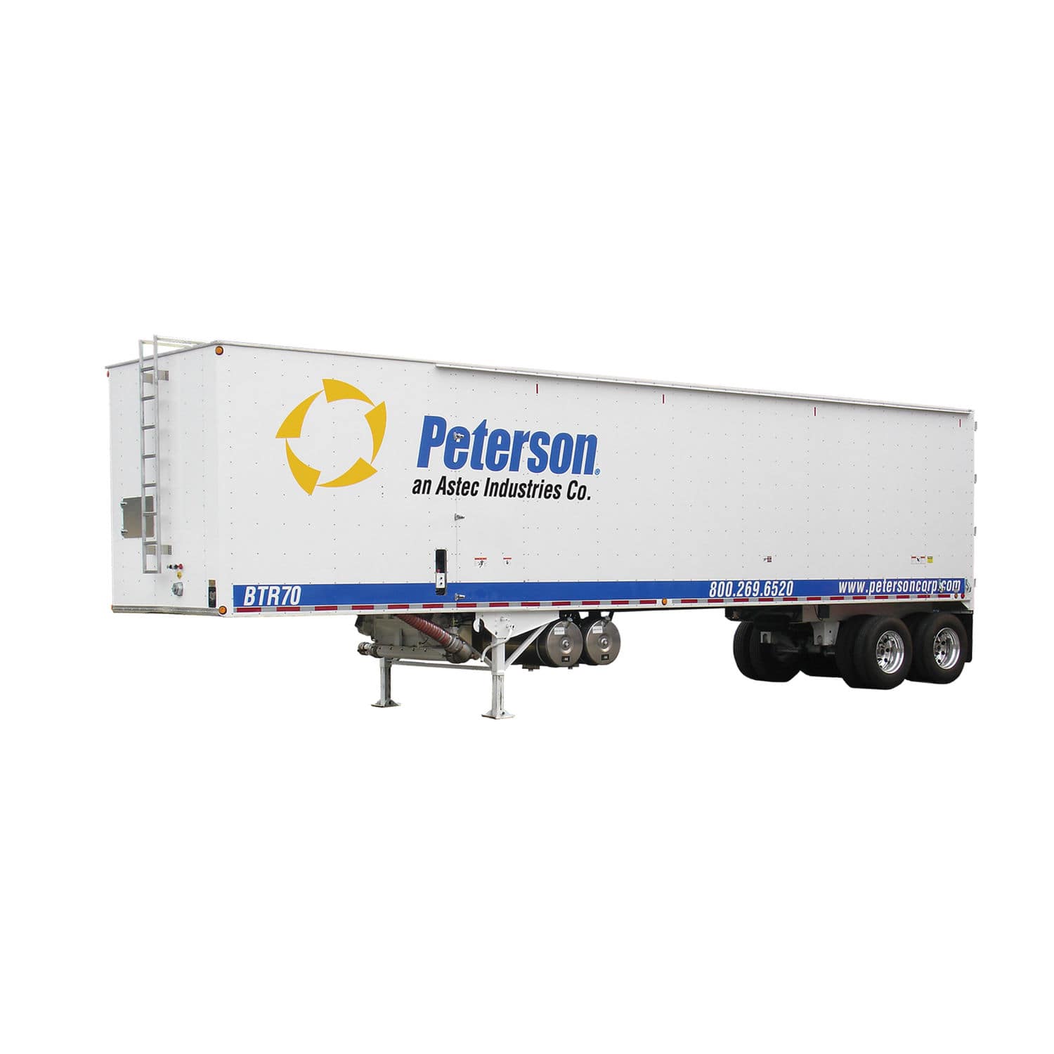 Self-propelled wood chip blower - BTR70 - Peterson Pacific Corp.