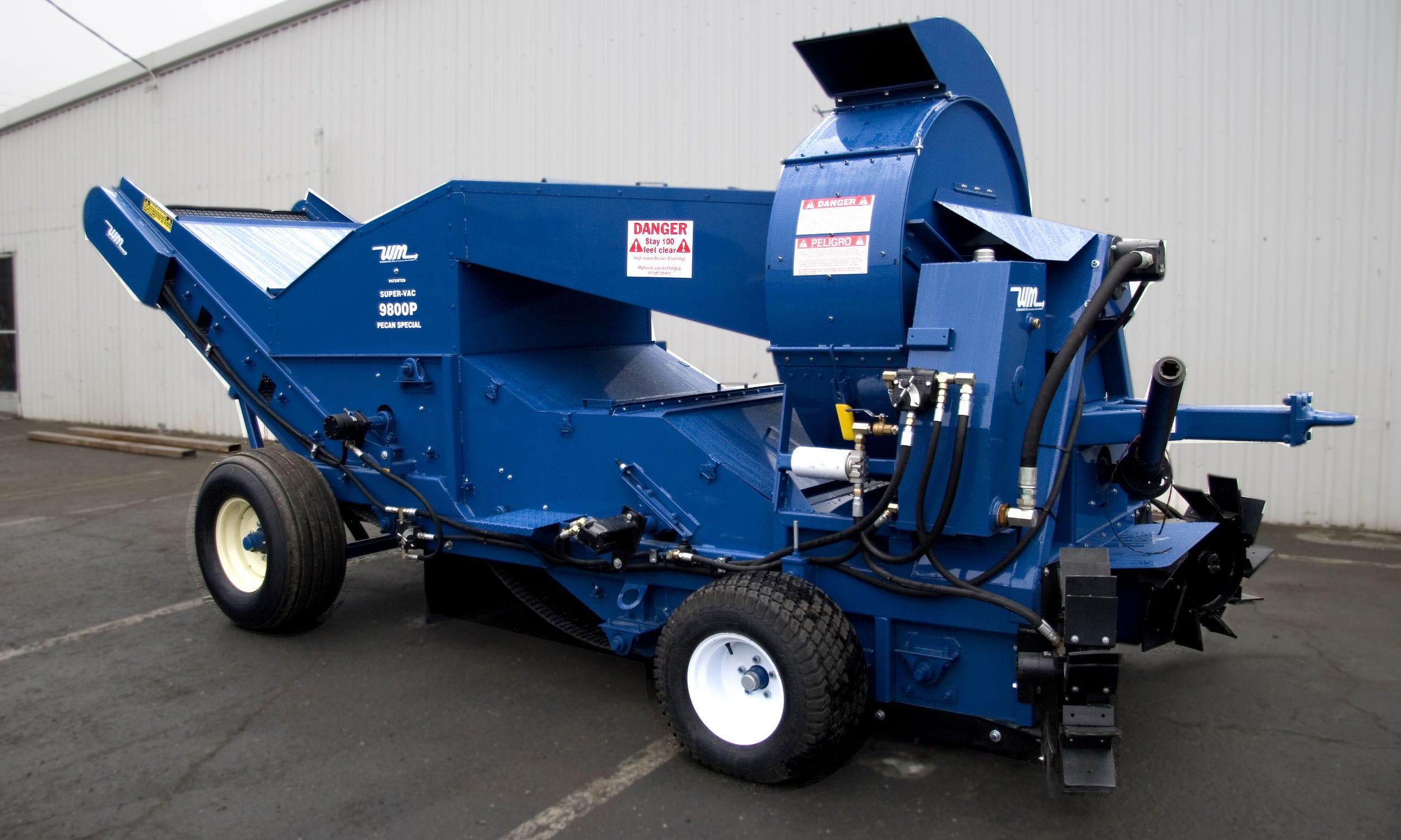 Walnut harvester machine - 9800P - Weiss McNair LLC. - pecan / towed ...