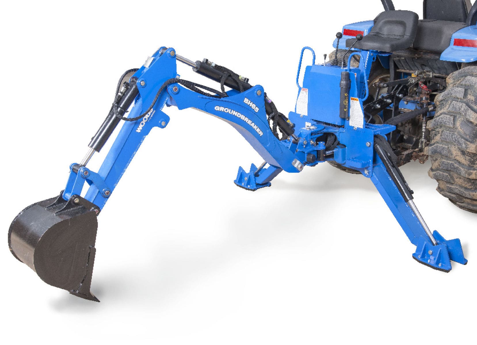 Tractor backhoe - BH65 - Blount International - Woods Equipment - hydraulic