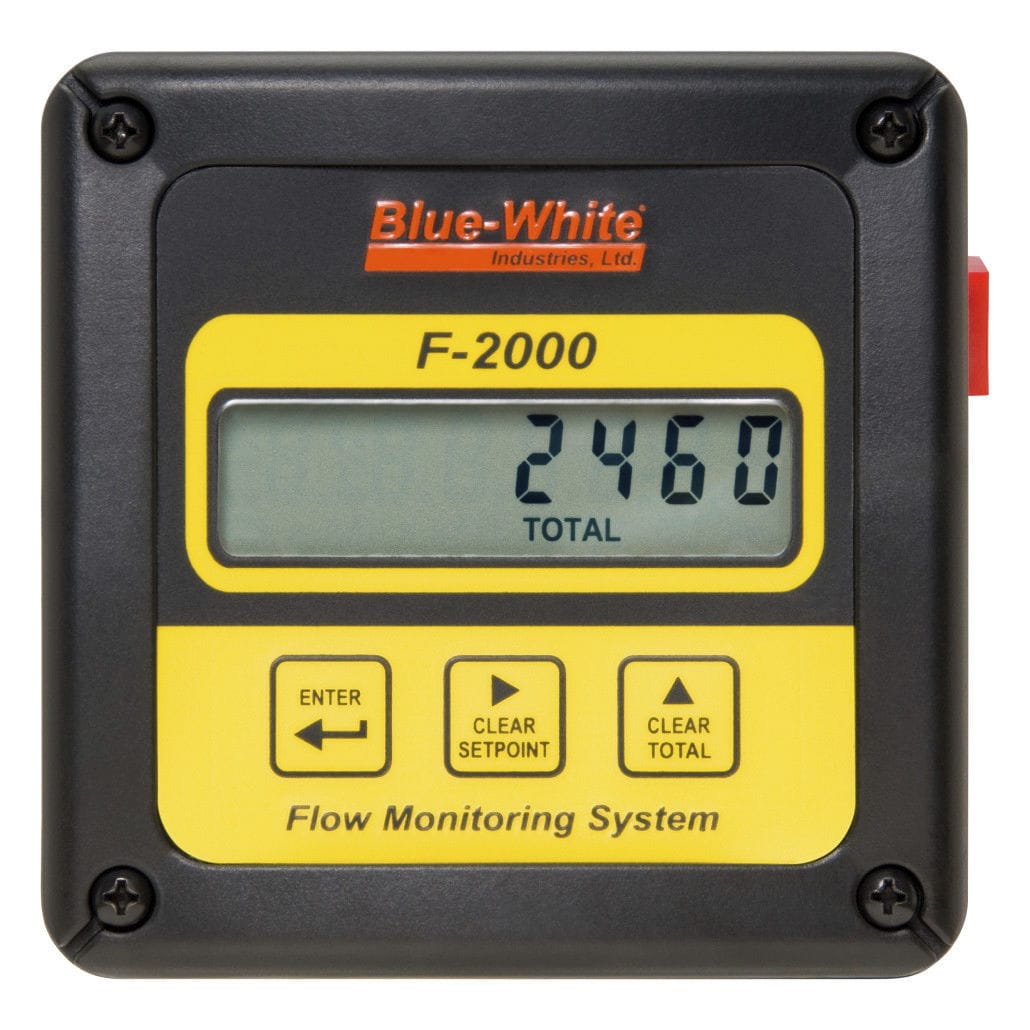 Irrigation flow meter - F-2000 - Blue-White Industries - with ...