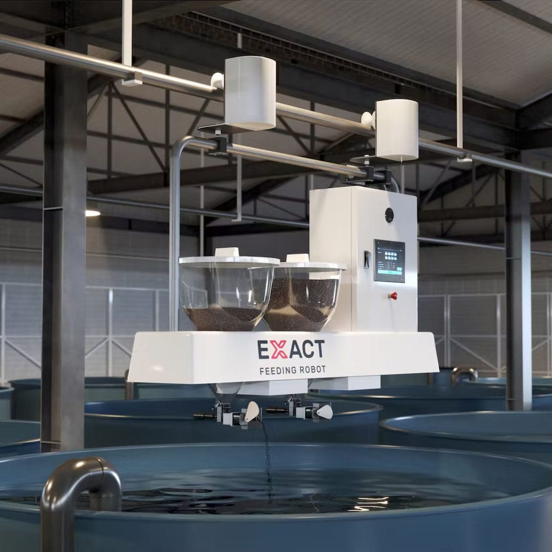 Fish feeding robot - Exact - Storvik Aqua AS - hopper