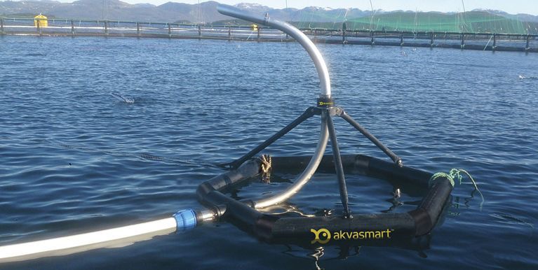 Cannon feeding system - RS/CF series - AKVA group - for aquaculture ...