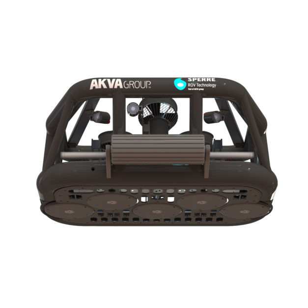 Aquaculture net cleaner - FNC5 - AKVA group - robotic / with camera