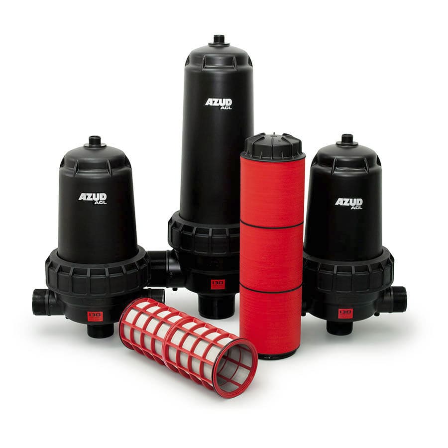 Mesh irrigation filter - AGL - AZUD - disc / plastic / easy to install