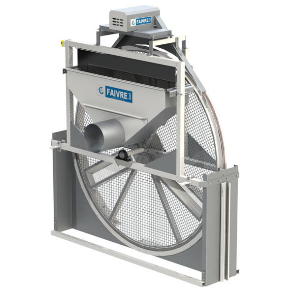 Automatic leaf screener - ROTODISC - Faivre Sarl - self-cleaning