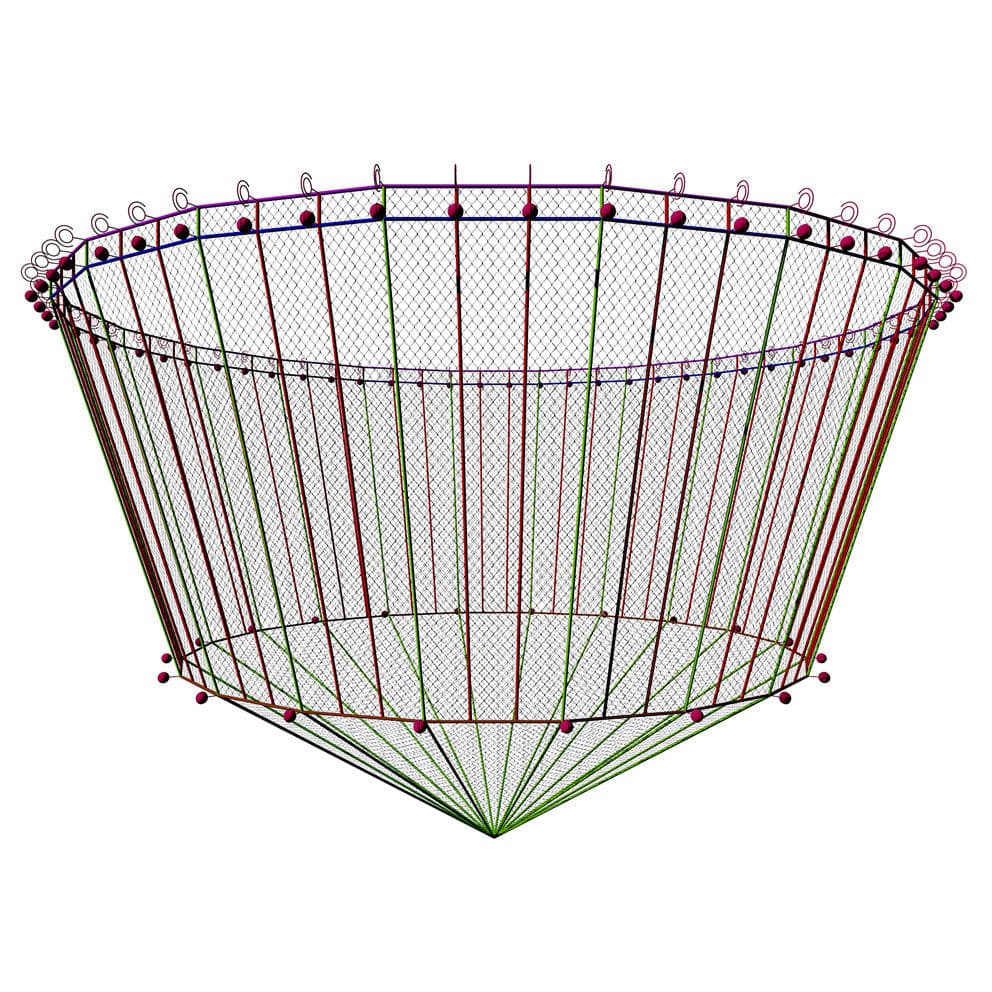 Basin separation aquaculture net - Mørenot Aquaculture AS - nylon ...