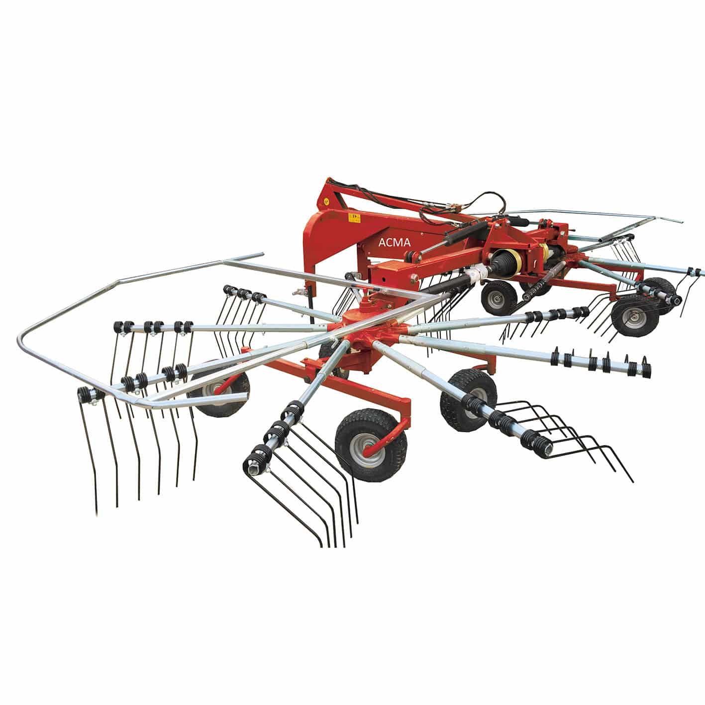 Rotary rake - GD 600 - Acma srl - center delivery / single-rotor