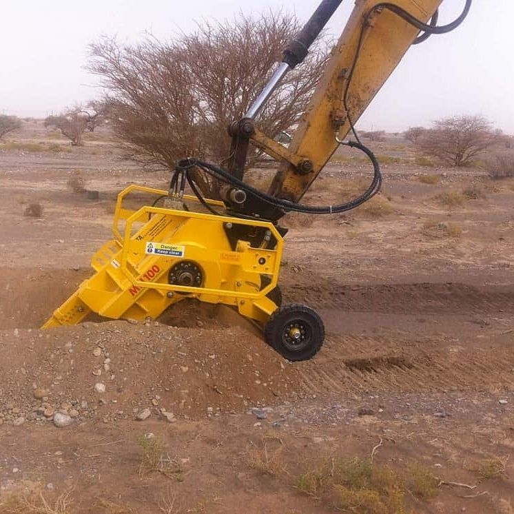 Hydraulic trencher - MH100 - AFT Trenchers Limited - excavator mounted