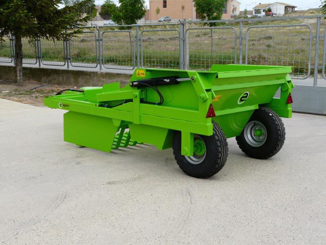 Tractor rock picker - R series - Agarin - unload to ground