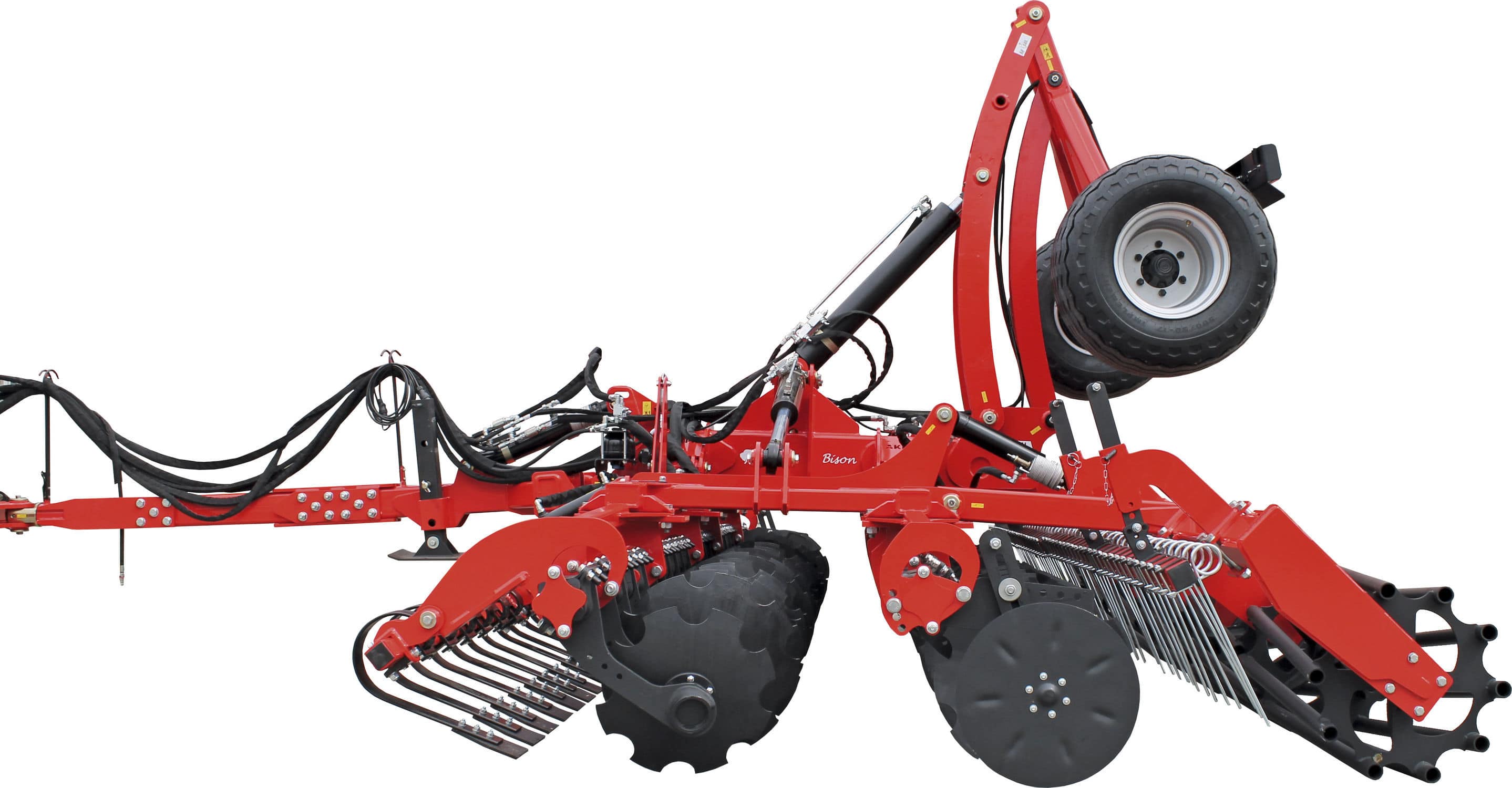 Mounted disc cultivator - BISON XL series - Akpil - 2-section / 3-point ...
