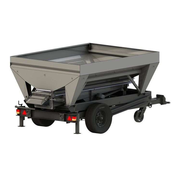 Grape receiving hopper - REV 50 - Amos Industries - loading