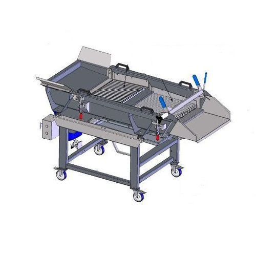 Grape sorting table - KTB1006KK - Amos Industries - vibrating mesh / automatic