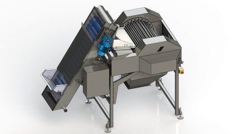 Berry sorter - CALIBAIE - Amos Industries - rotary drum / automatic