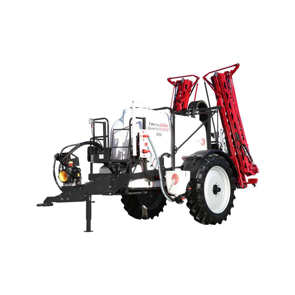 Towed sprayer - QUARTZ ECO VF - FarmGem - hydraulic / folding arms ...