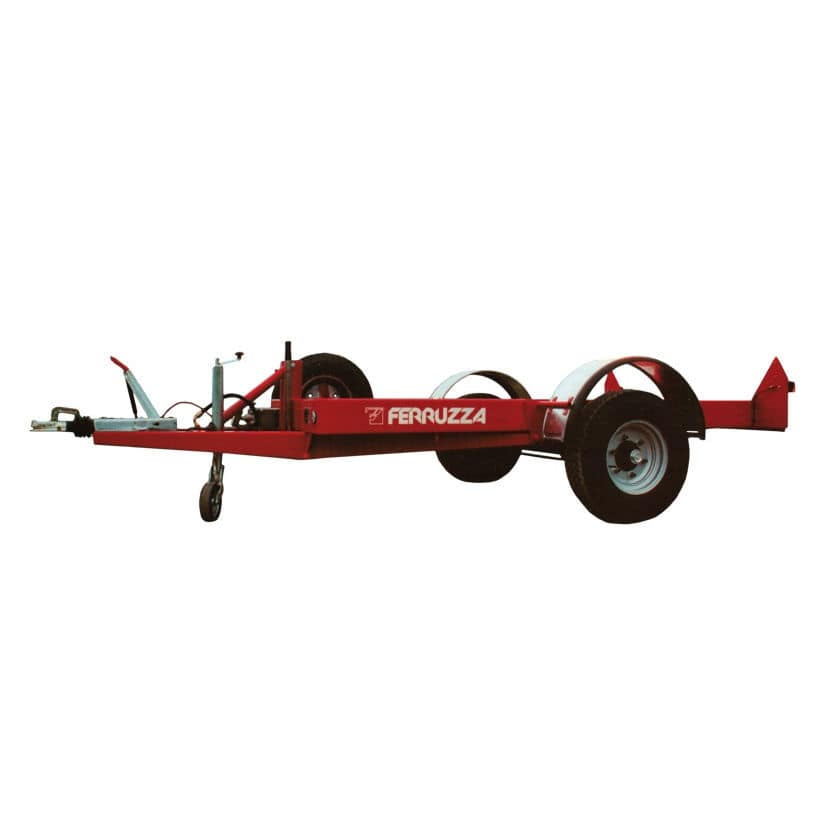 Tipping trailer - CS 20 - Ferruzza - single-axle / agricultural / 2 ton