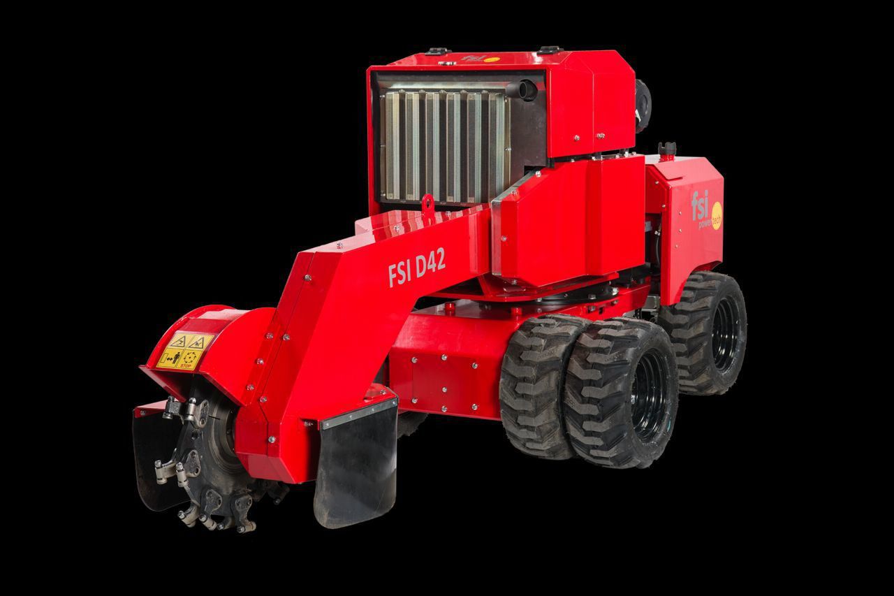 Vertical stump grinder - D42 - FSI-Franskan - walk-behind / diesel engine