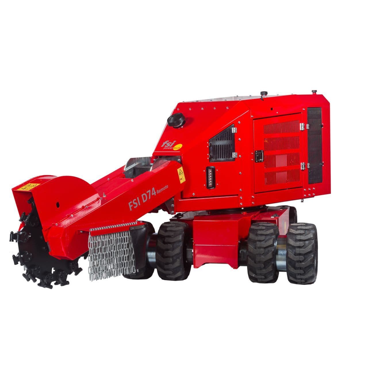 Vertical stump grinder - D74 - FSI-Franskan - walk-behind / diesel engine