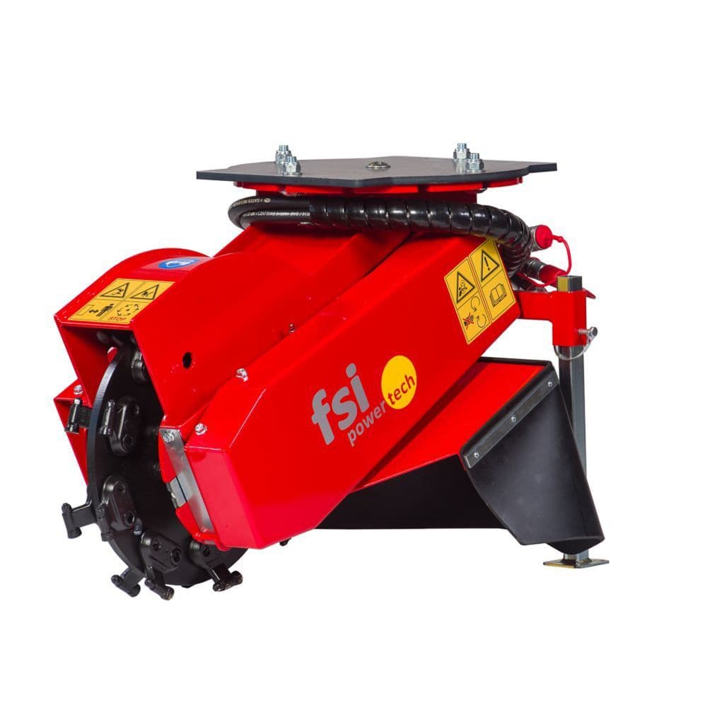 Vertical stump grinder - H40 50-75 - FSI-Franskan - mounted / hydraulic ...