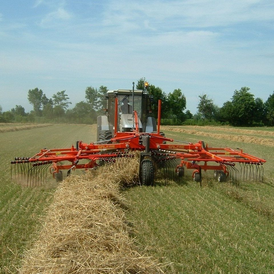 Rotary rake - AG - Galfre - side delivery / bi-rotor