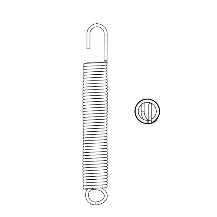 Compression spring - GW 012 - Grange et Walter - spiral / for tedders