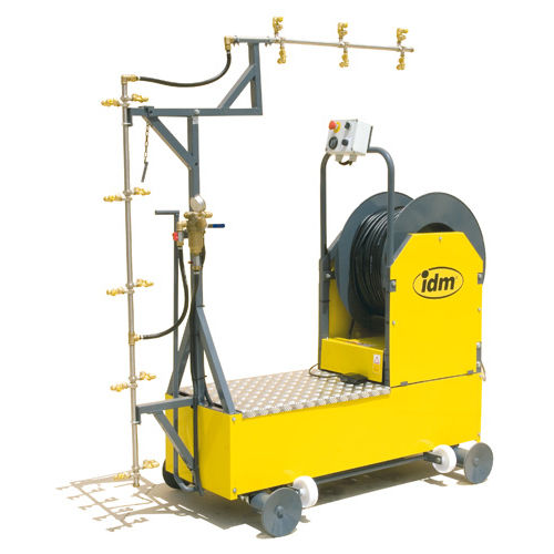 Greenhouse transport cart - IDM - platform / aluminum / rail-mounted