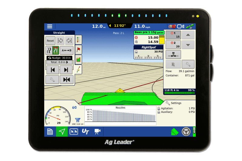 Spraying control system - Right Spot - Innov GPS - GPS / flow-control ...