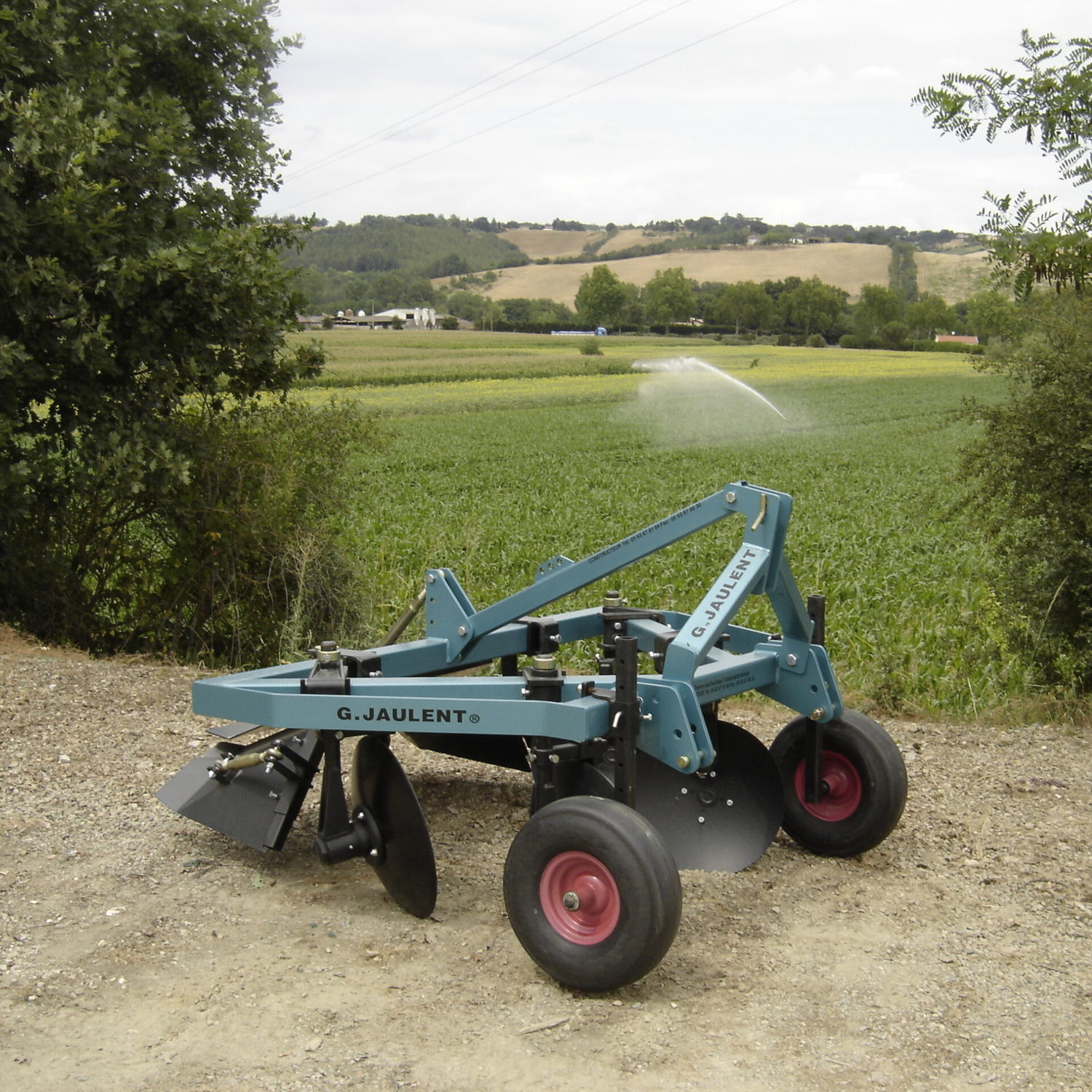 1-row ridger - BUT4 - Jaulent Industrie - 3-row / for vegetables / disc