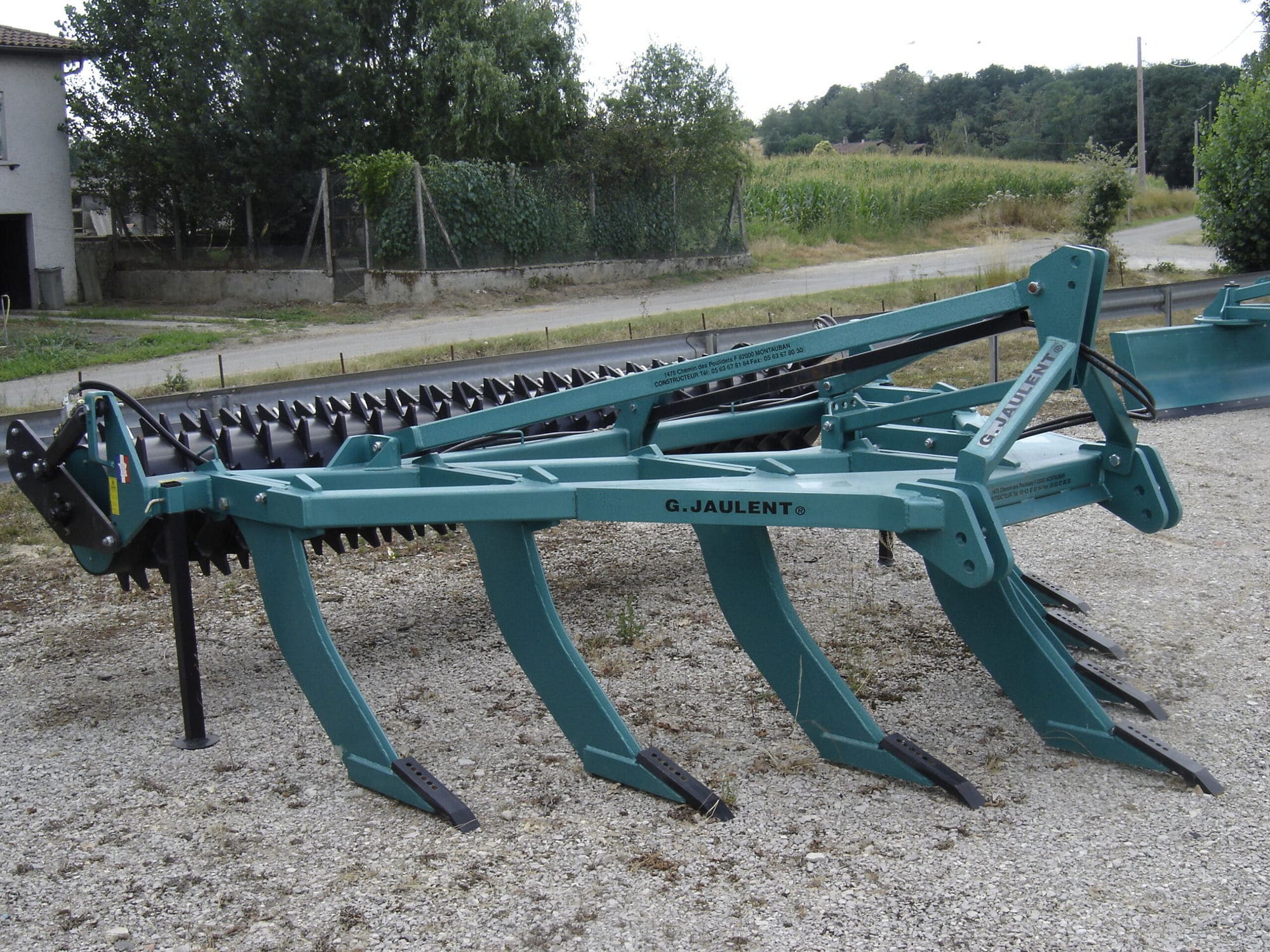 7-shank subsoiler - DP7DRre, DP9DRre - Jaulent Industrie - 3-point ...