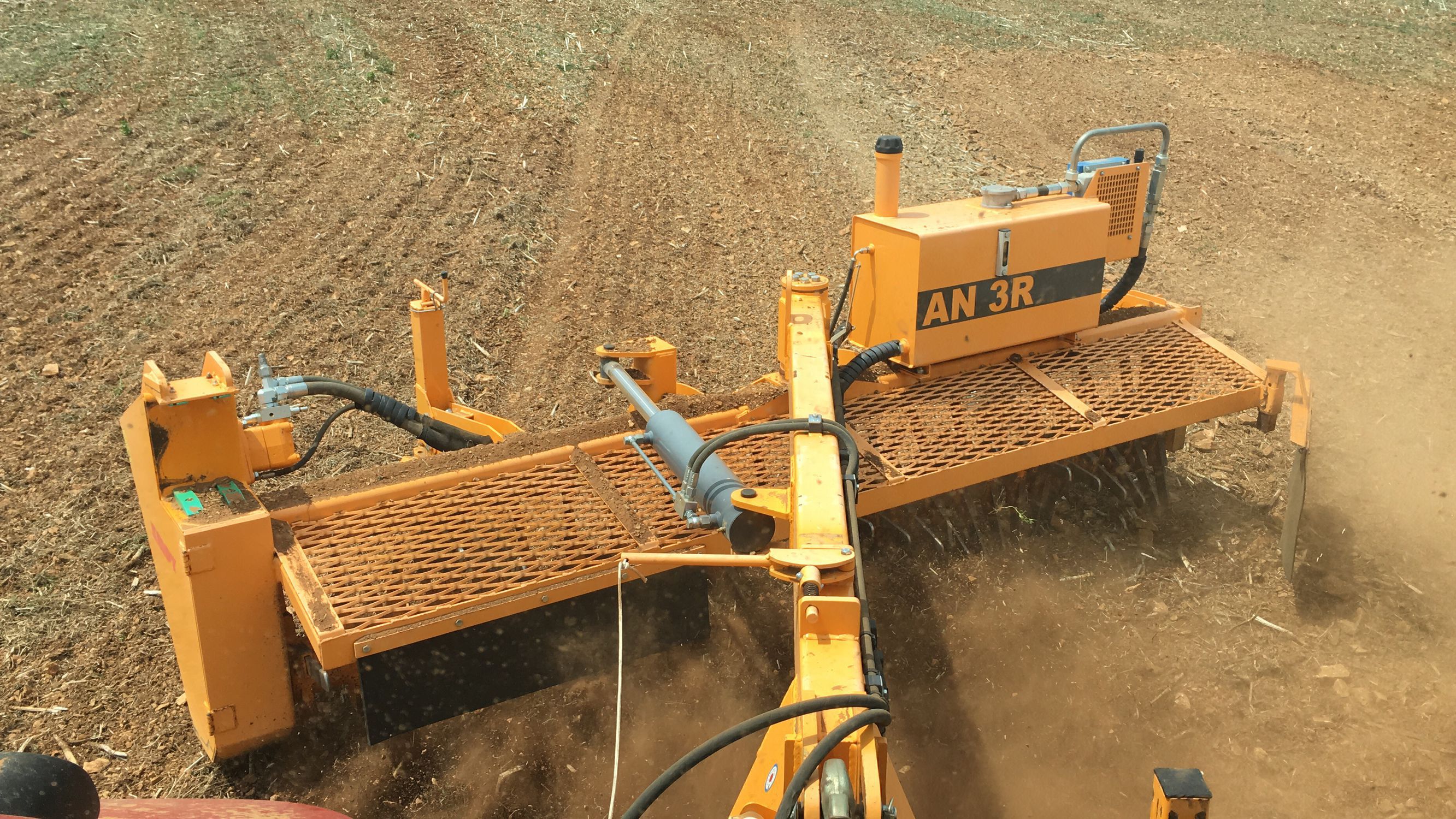 Stone rake - AN 3R / 5R - KIRPY - rigid