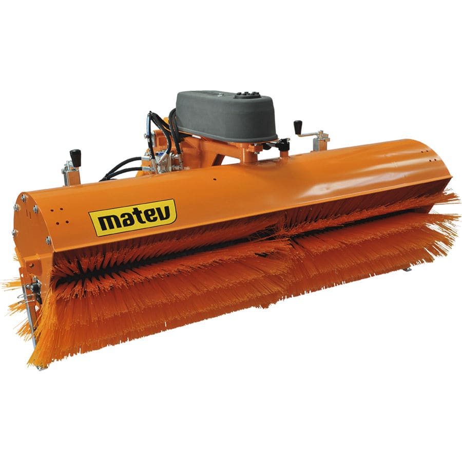 Tractor-mounted sweeper - H/M series - Matev - groundcare / snow removal
