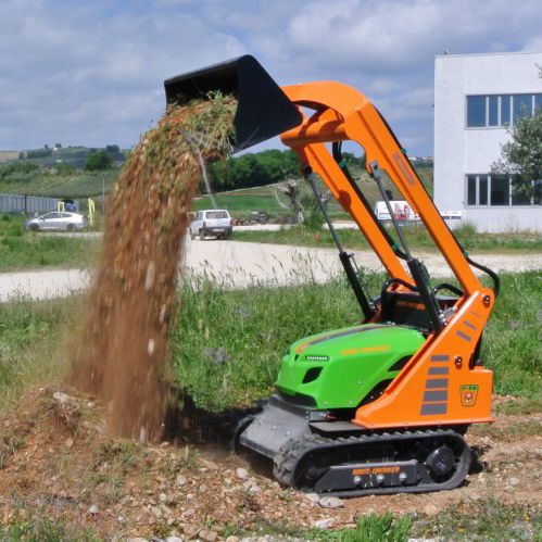 Crawler loader - MP100 - MDB srl - compact / mini / remote control