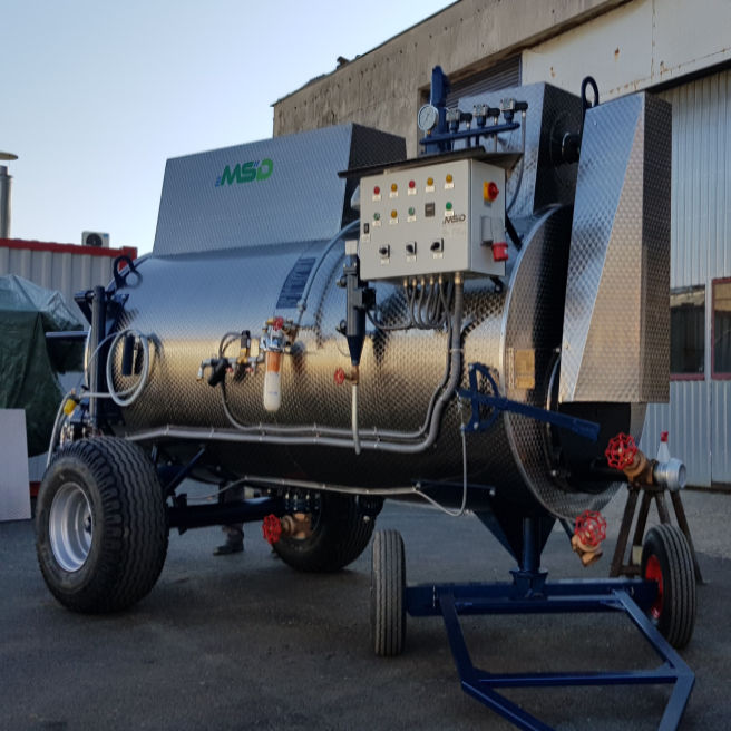 Compost steam generator - S 950 - Moeschle - for soil substrate