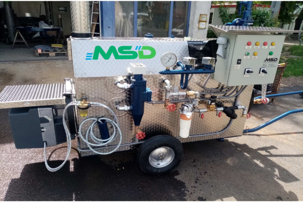 Compost steam generator - MS 100 - Moeschle - for soil substrate