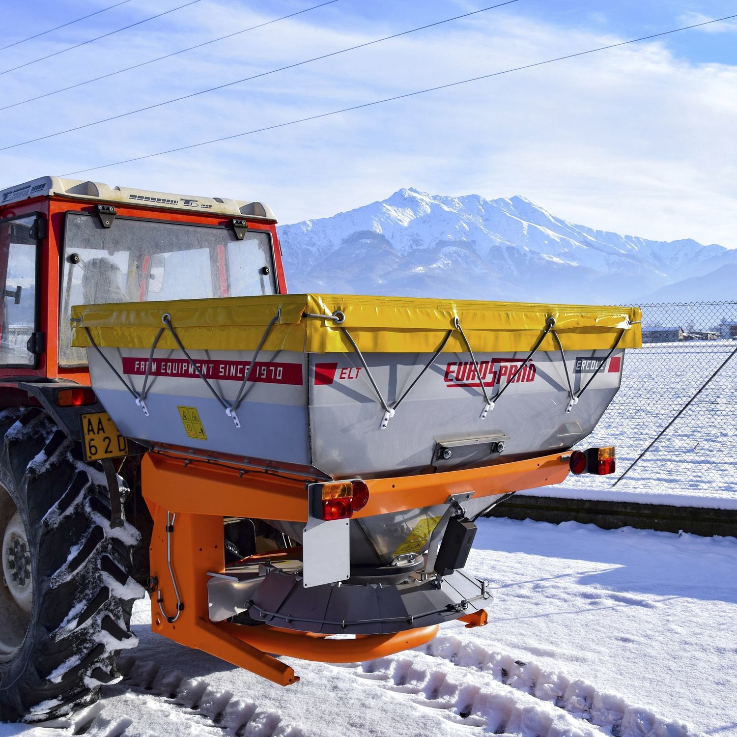 Professional salt spreader - SANSONE - ERCOLE - EuroSpand - 3-point ...