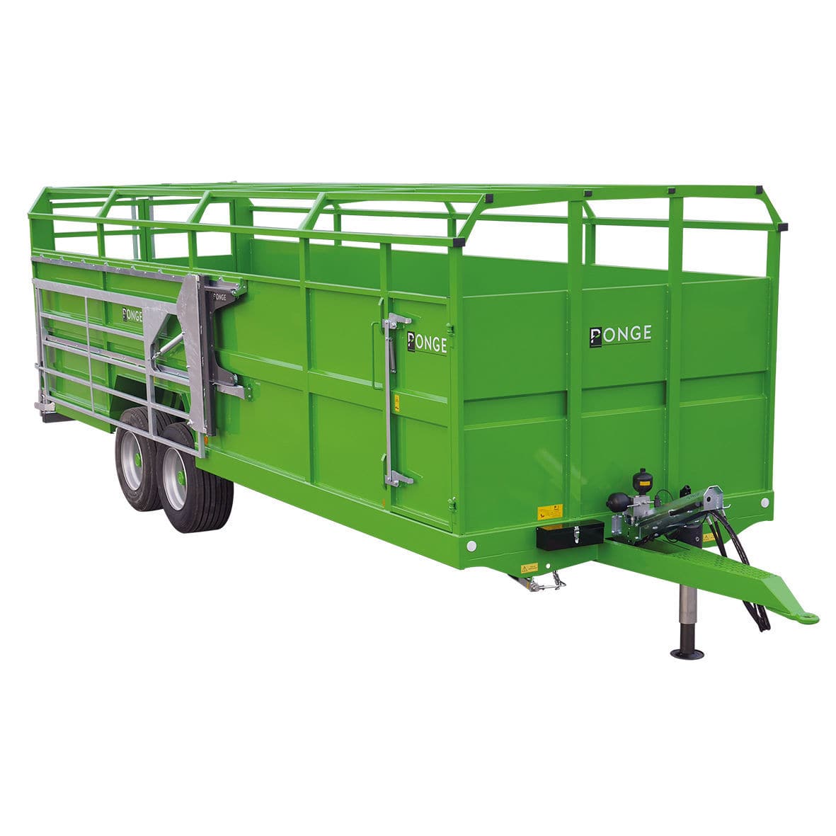 Single-axle stock trailer - BHX - Ponge - tandem axle / with swing doors
