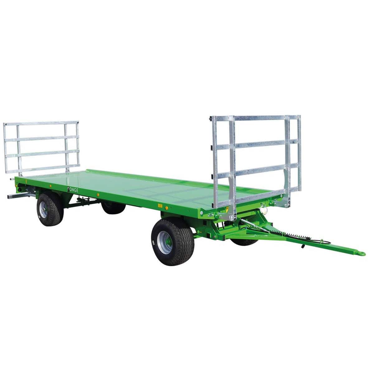 Flatbed trailer - RPX - Ponge - 2-axle / agricultural / 10 t ... 20 t