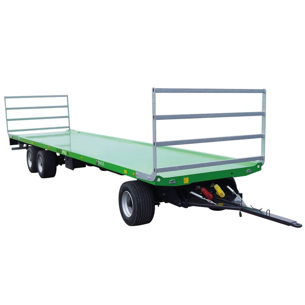Flatbed trailer - RPX 1 - Ponge - 3-axle / agricultural / 20 t...40 t