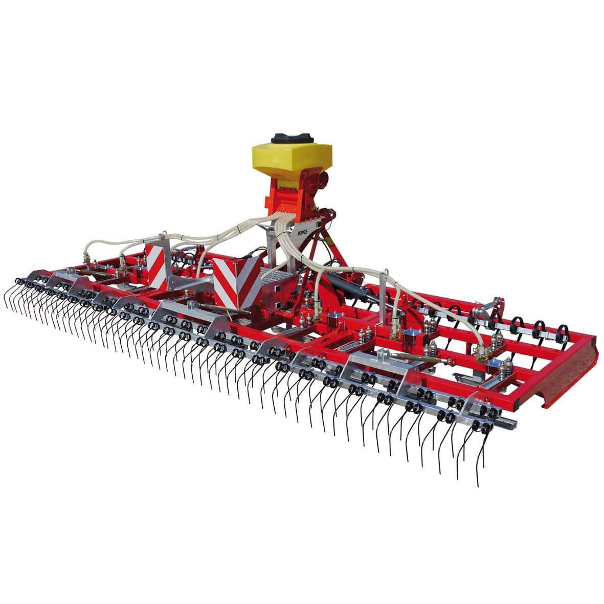 Chain harrow - HPPE DV - Ponge - tine / folding / with seeder