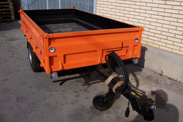 Dump trailer - TIR MINI - Roda Maquinaria - mounted / single-axle ...