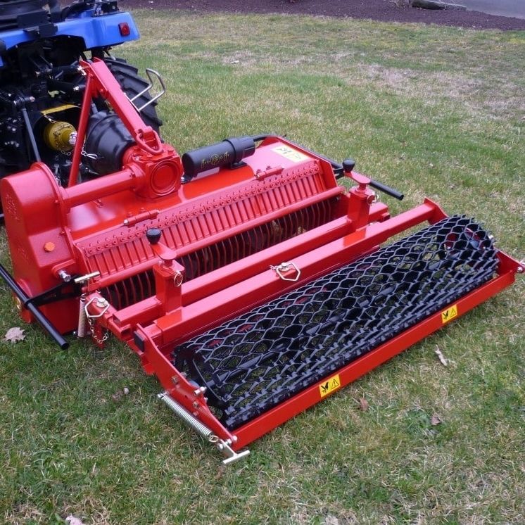 Mini tractor stone burier - STONY 75 - Rotadairon - with roller