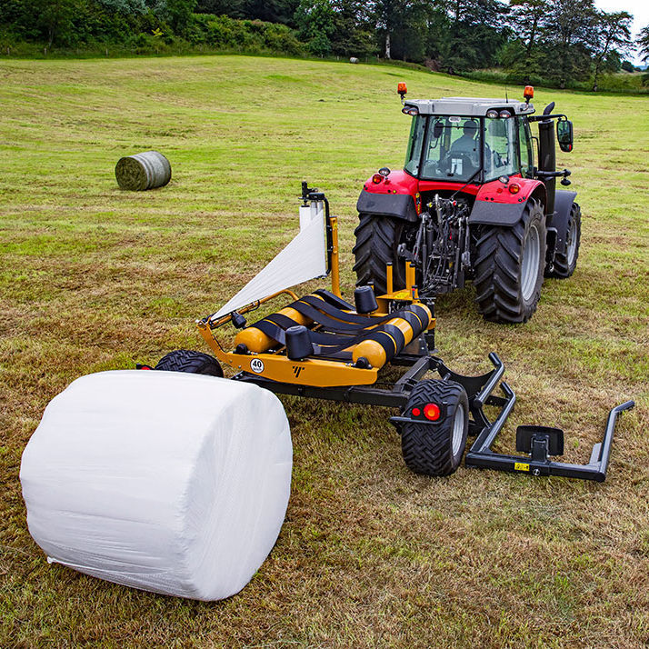 Round bale wrapper - A series - Tanco - individual / towed