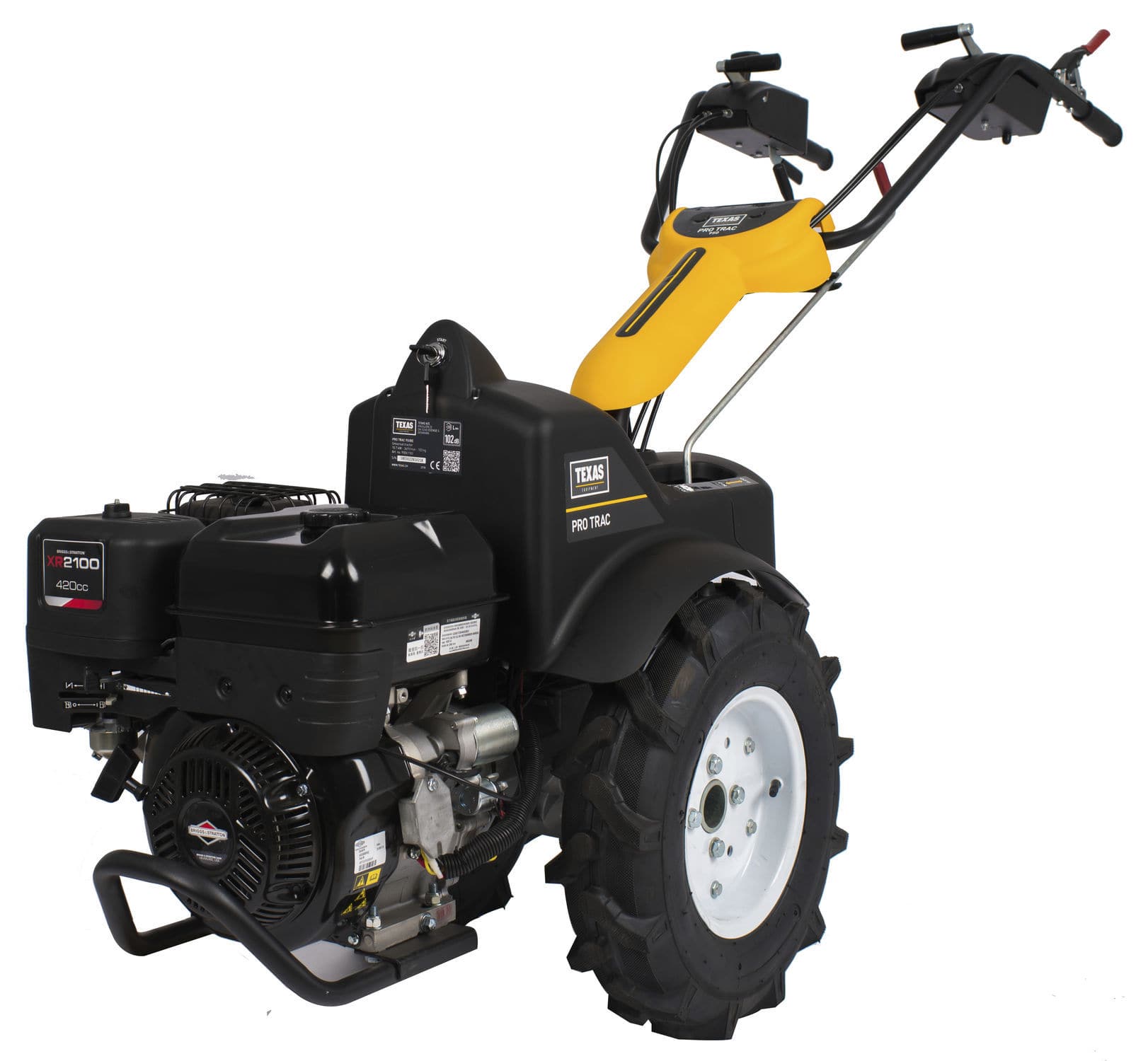 Thermal rototiller - Pro Trac 1350BE - Texas Equipment - electrical ...