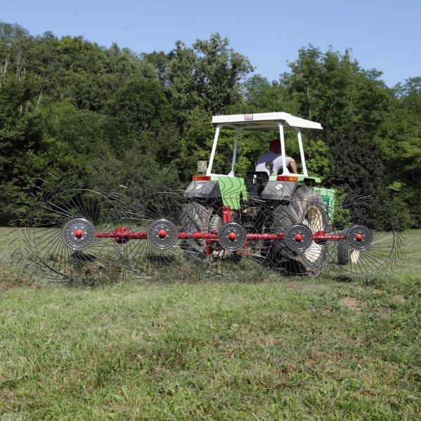 Wheel rake - P PRO series - Tonutti / Wolagri - center delivery / multi ...