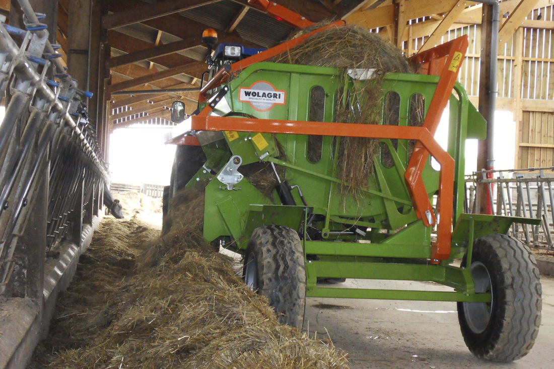 Round bale cutter - T12 - Tonutti / Wolagri - trailed
